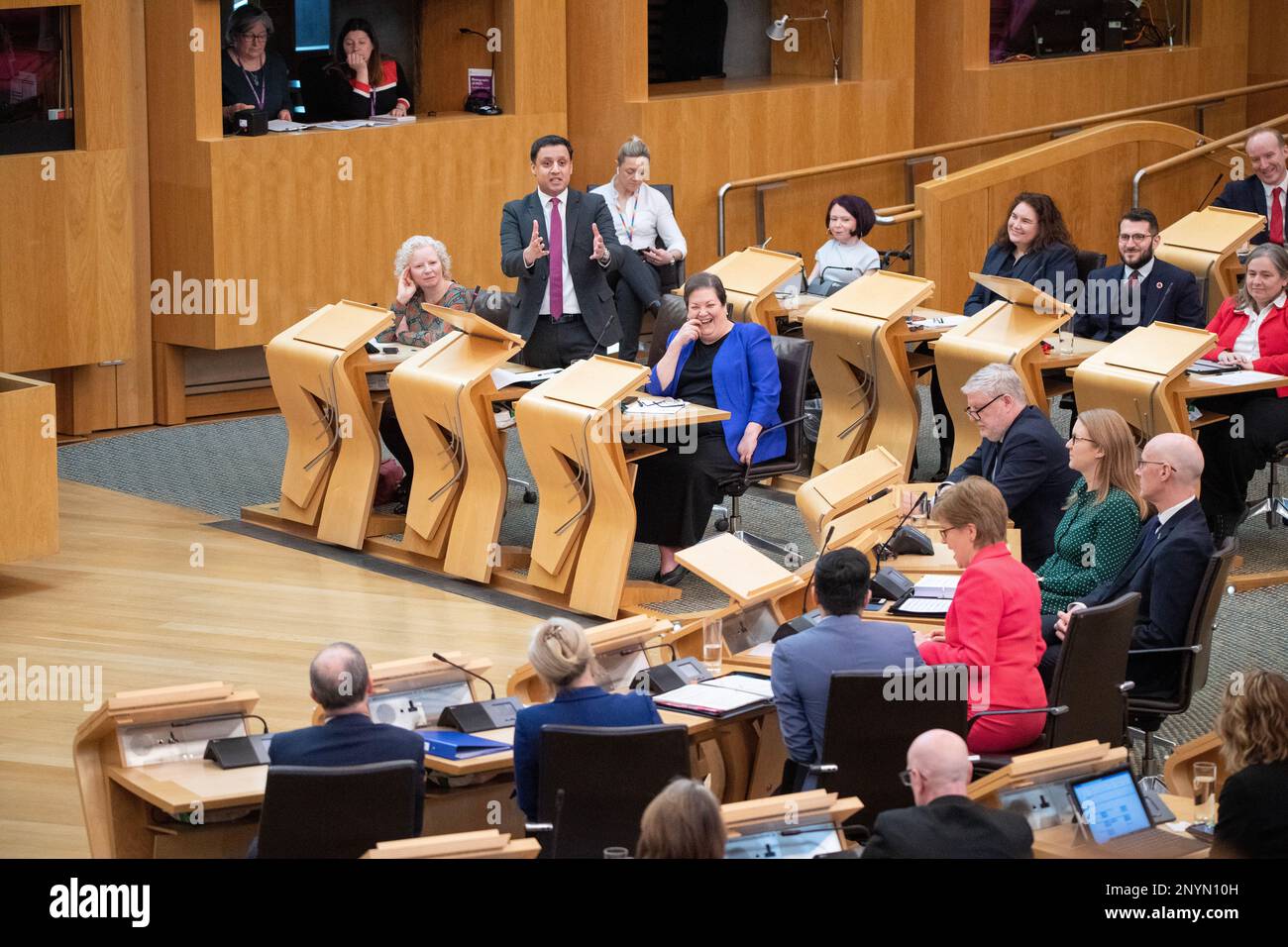 Edinburgh, Scotland, UK. 2nd Mar, 2023. PICTURED: Anas Sarwar MSP ...