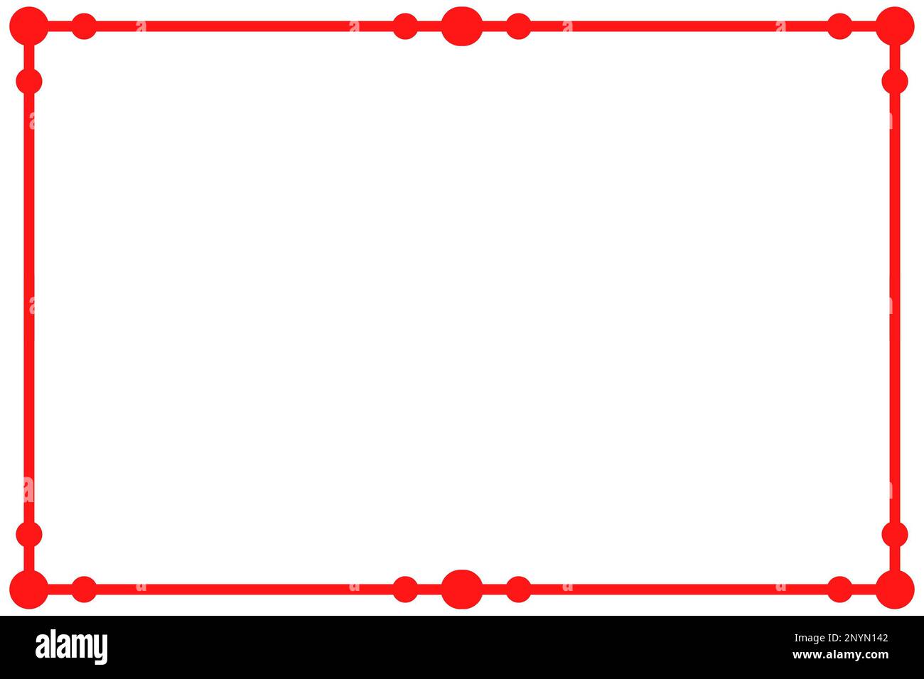 Artistic horizontal border and frame Stock Photo - Alamy