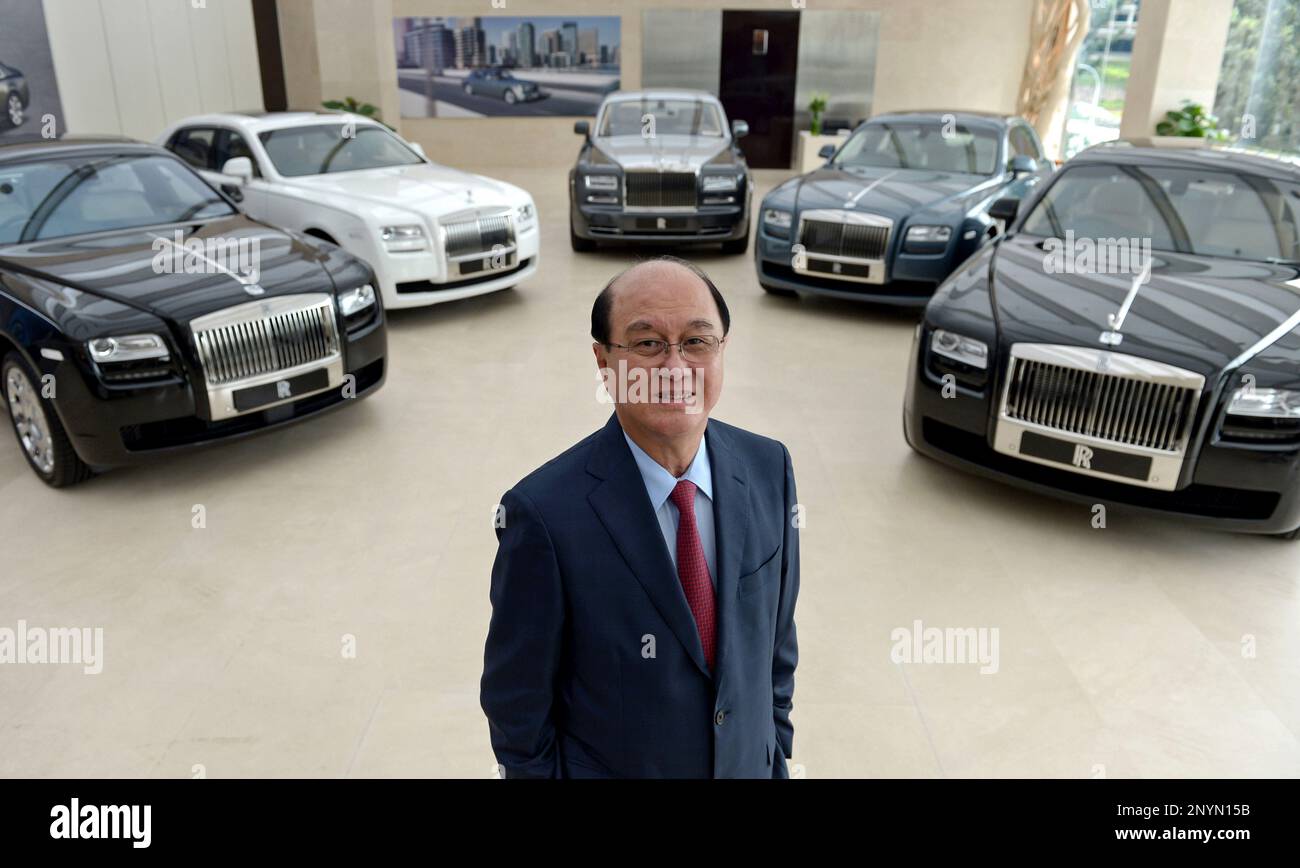 Eurokars executive chairman Karsono Kwee in the Rolls-Royce showroom at ...