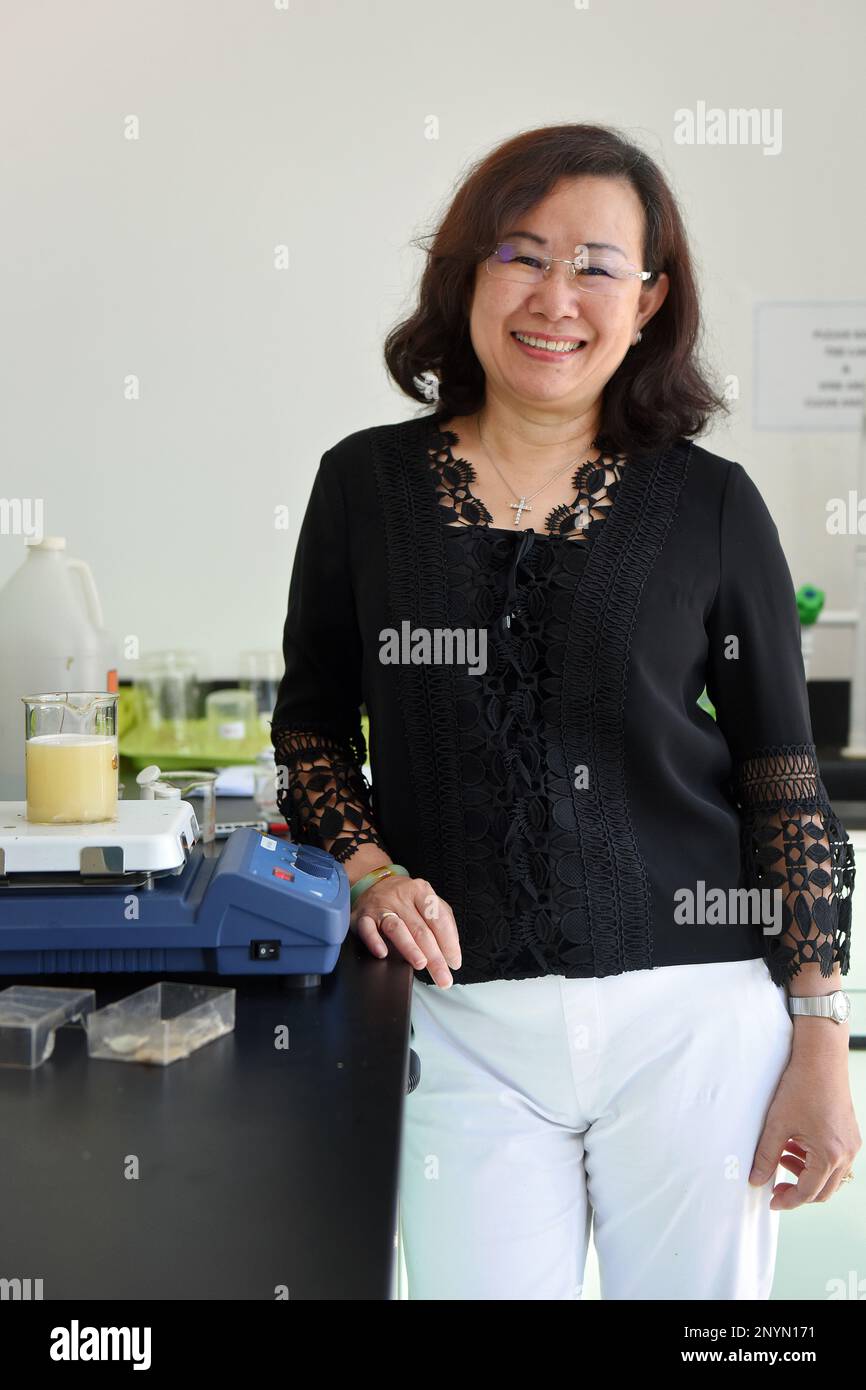 Ms Allister Rochstad, founder of TuffChem Environmental Services, which ...