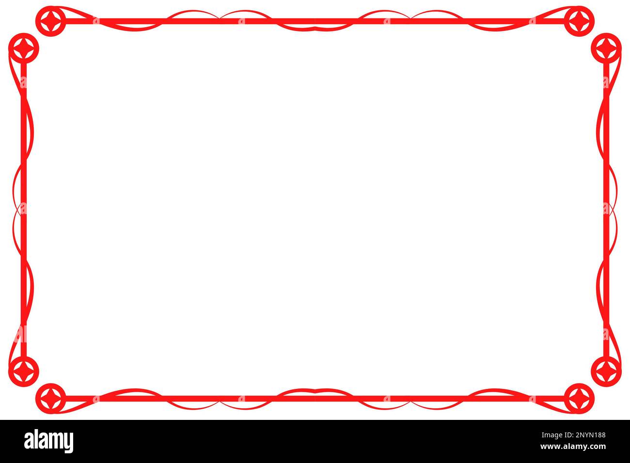 Artistic horizontal border and frame Stock Photo - Alamy