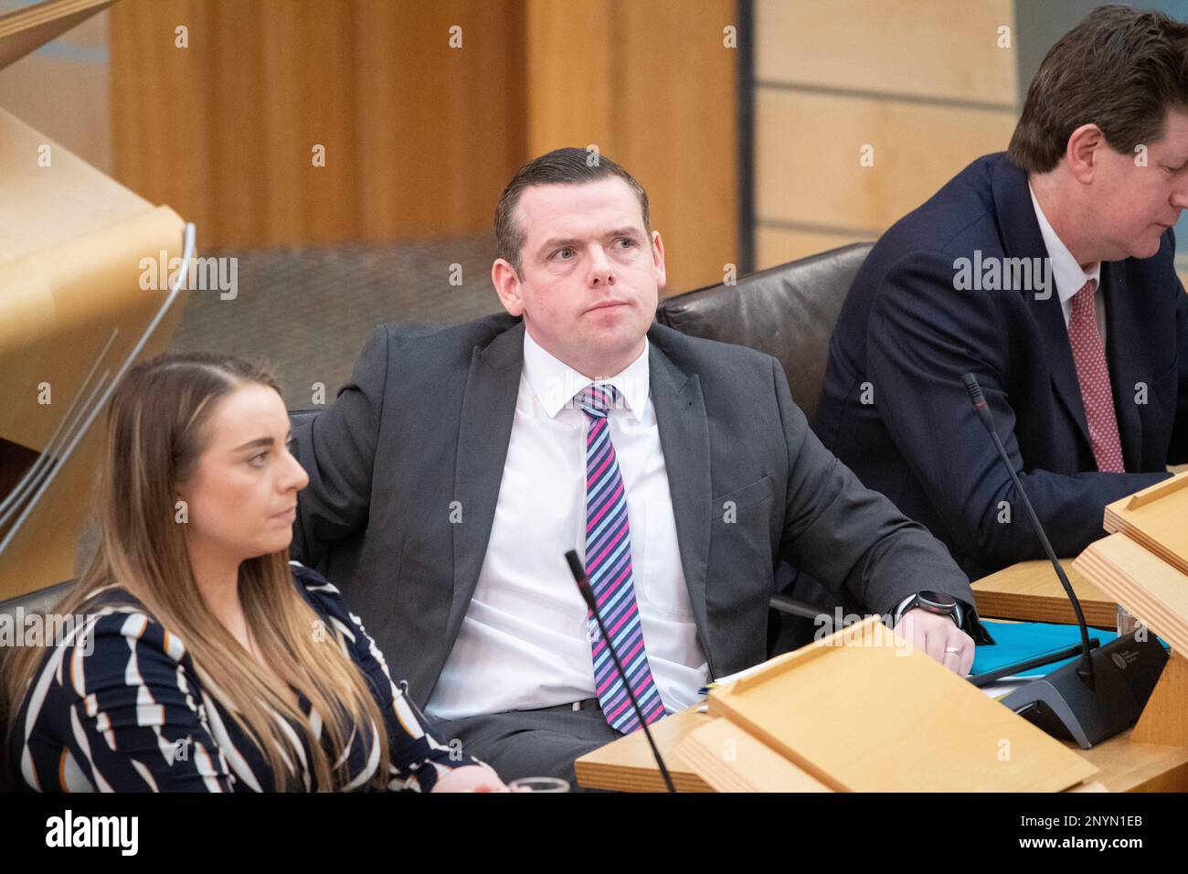 Edinburgh, Scotland, UK. 2nd Mar, 2023. PICTURED: Douglas Ross MSP ...