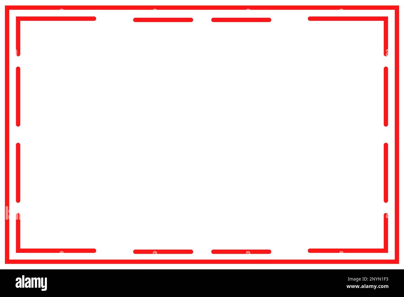 Artistic horizontal border and frame Stock Photo - Alamy