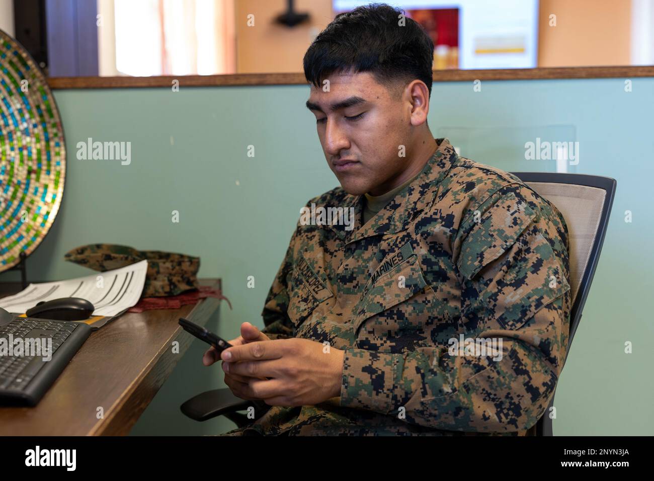 U.S. Marine Corps Cpl. Roberto SalazarLopez, a motor vehicle operator ...