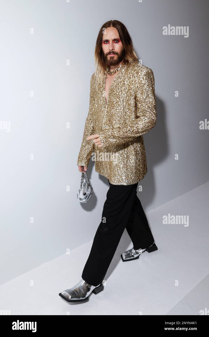 Jared Leto attends the Givenchy Fall/Winter 2023-2024 ready-to-wear ...