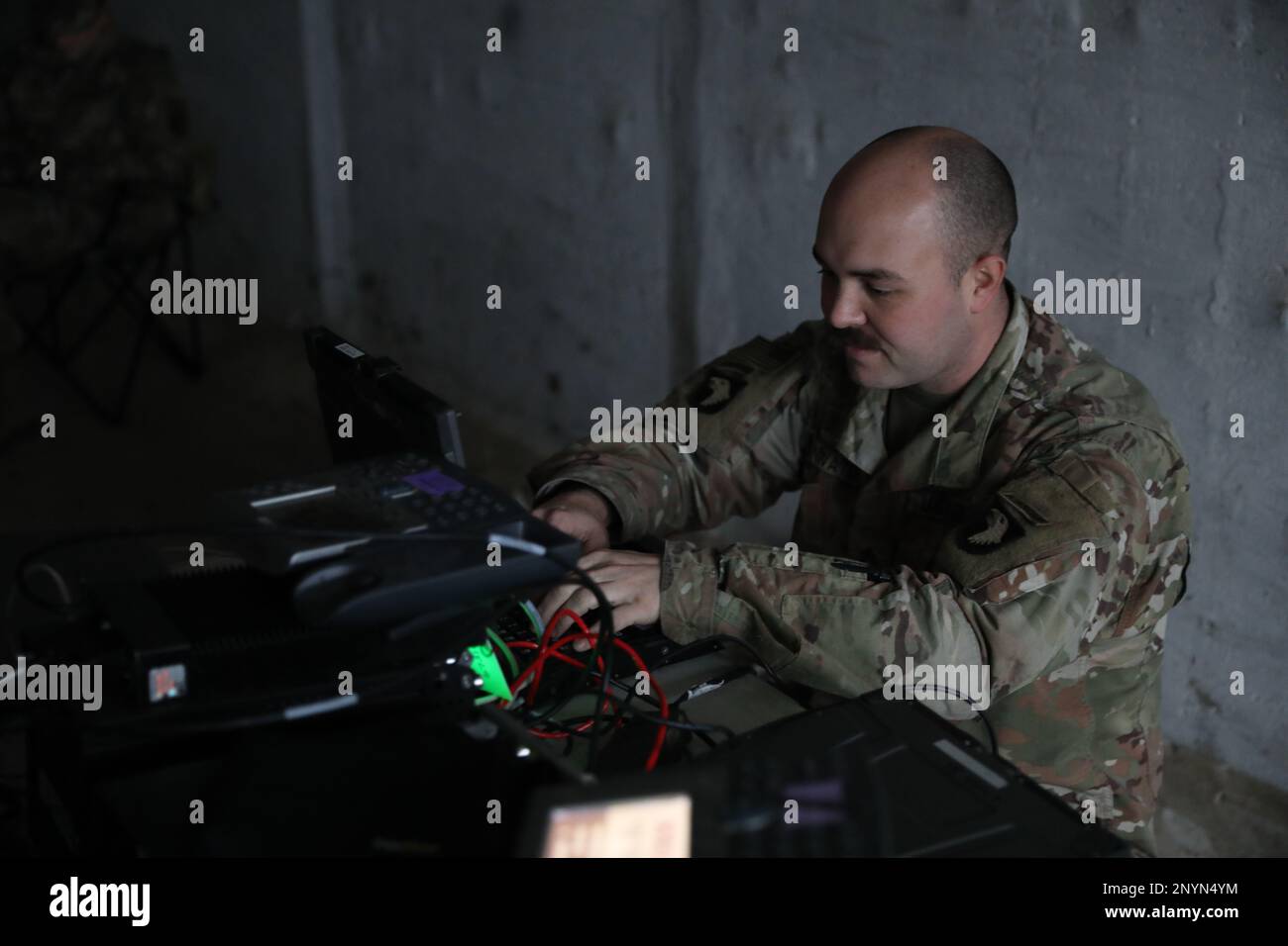 Sgt. Matt Rainwater in Headquarters and Headquarters Battalion, 101st ...