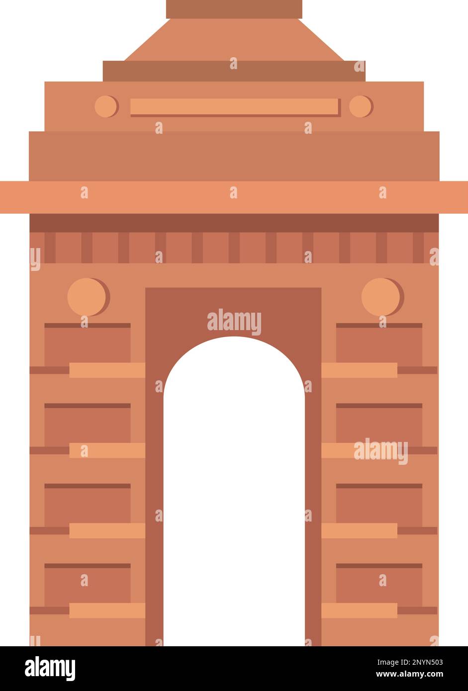 india gate landmark Stock Vector Image & Art - Alamy