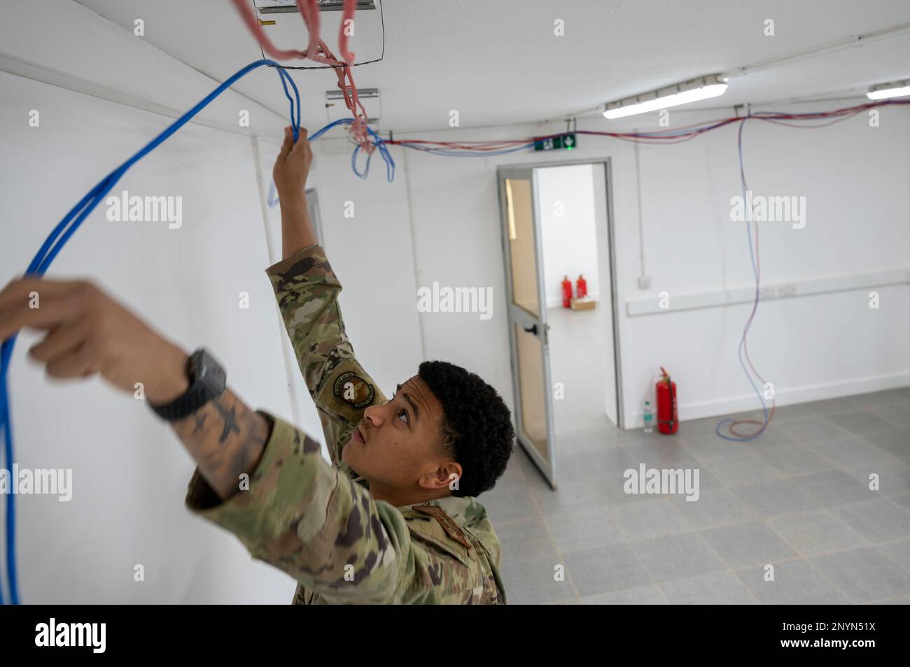 U.S. Air Force Airman 1st Class Kamren Ebanks, 768th Expeditionary Air ...