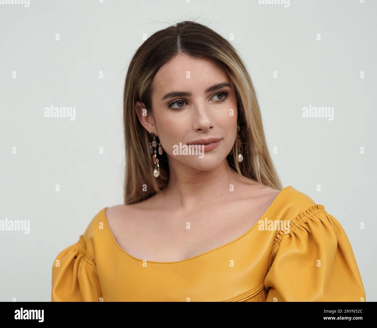 Emma Roberts poses for photographers upon arrival at the Chloe Fall ...