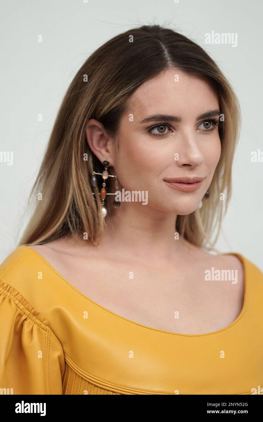 Emma Roberts poses for photographers upon arrival at the Chloe Fall ...