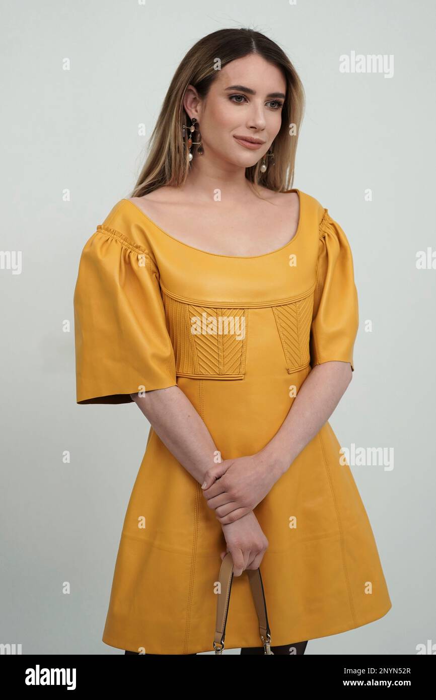 Emma Roberts poses for photographers upon arrival at the Chloe Fall ...