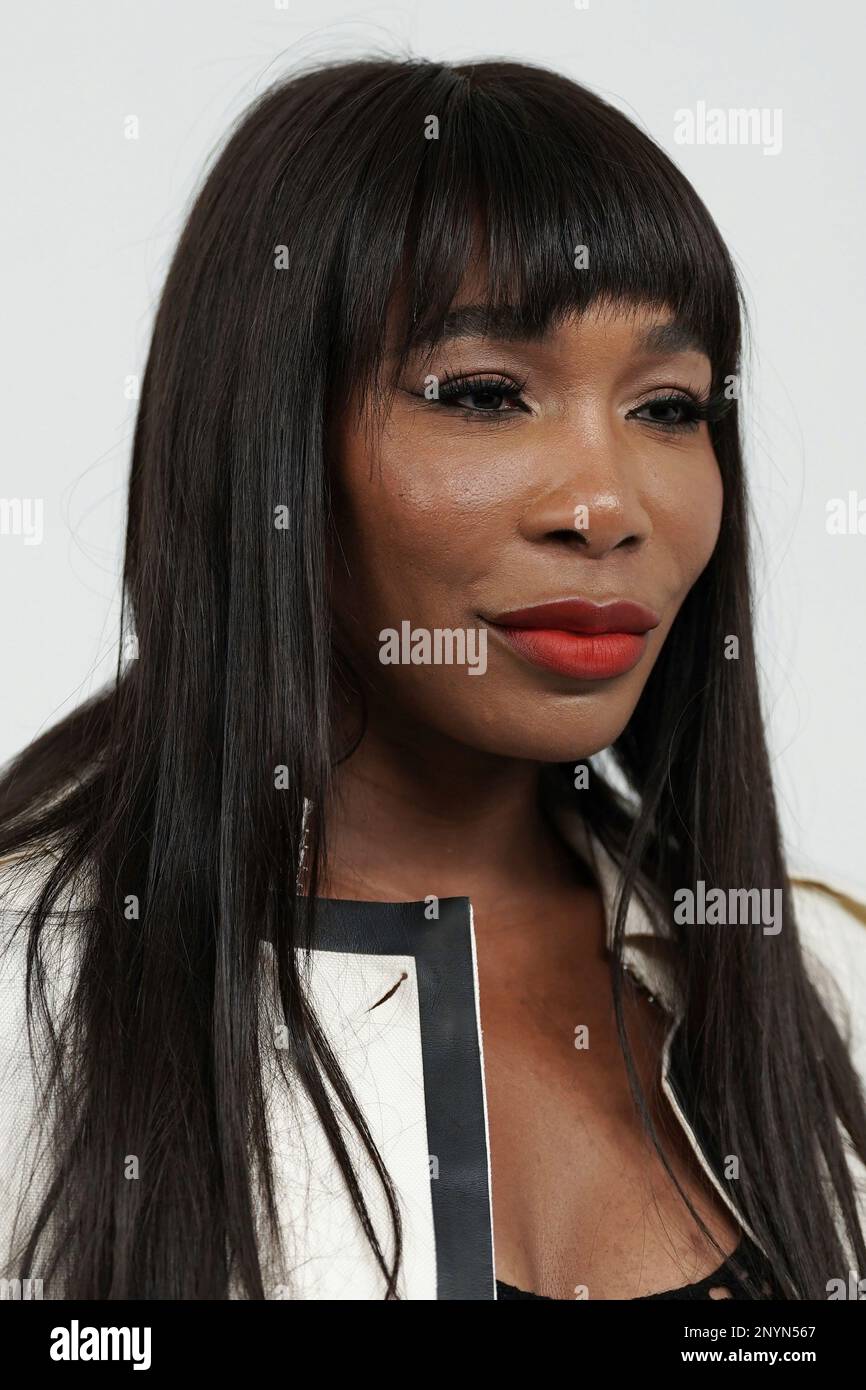 Venus Williams poses for photographers upon arrival at the Chloe Fall ...