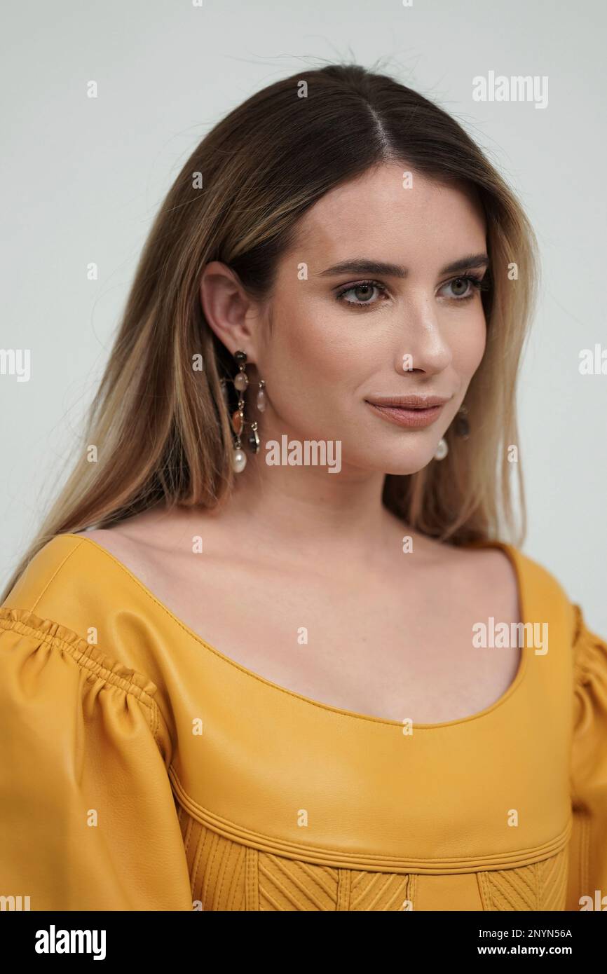 Emma Roberts poses for photographers upon arrival at the Chloe Fall ...