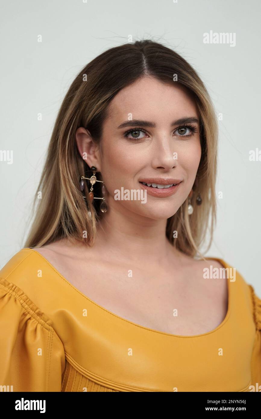 Emma Roberts poses for photographers upon arrival at the Chloe Fall ...