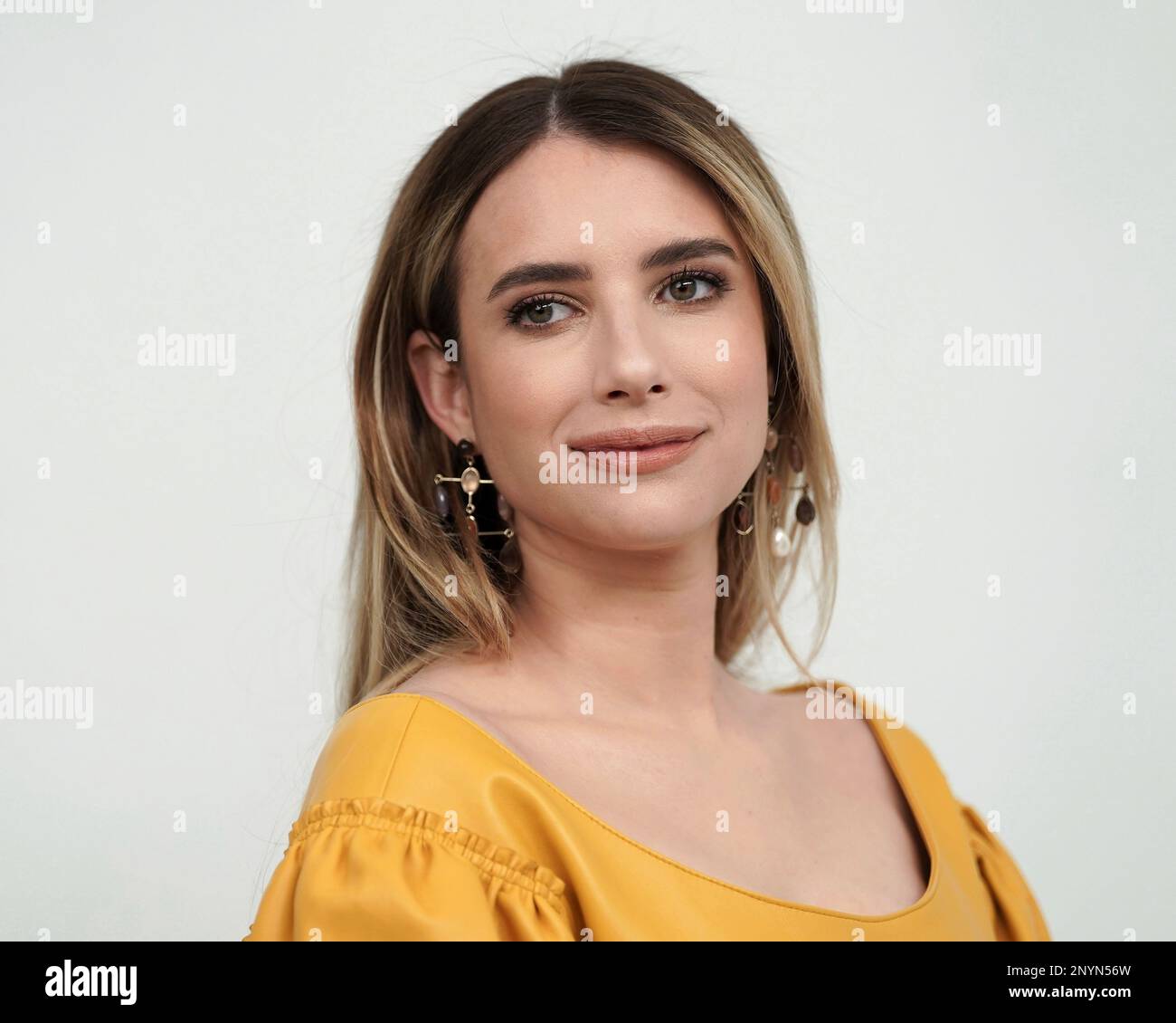 Emma Roberts poses for photographers upon arrival at the Chloe Fall ...