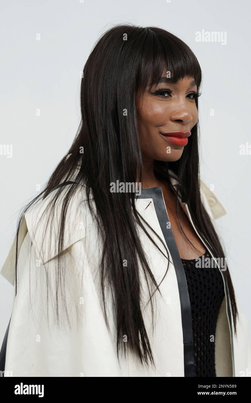 Venus Williams poses for photographers upon arrival at the Chloe Fall ...