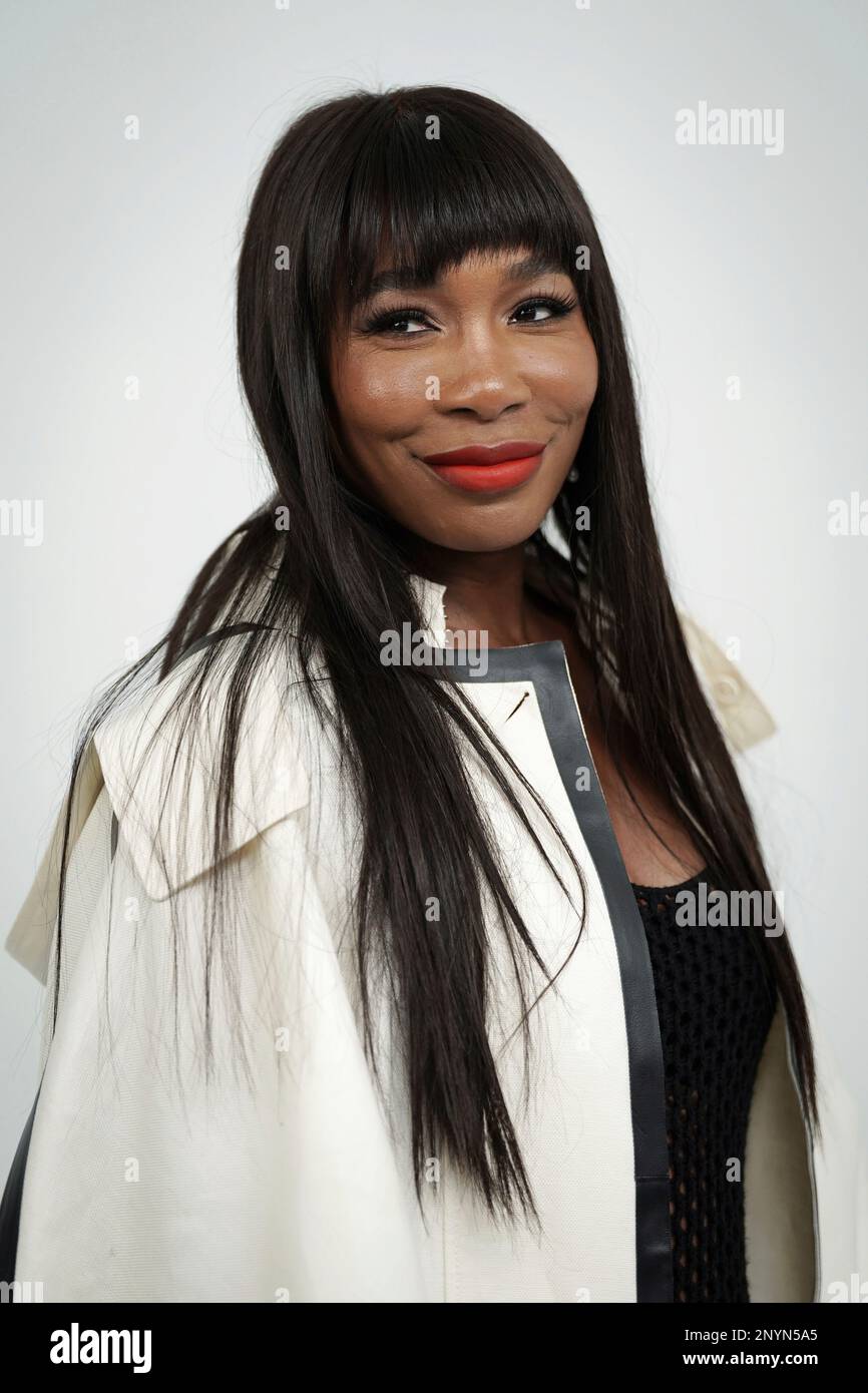 Venus Williams poses for photographers upon arrival at the Chloe Fall ...