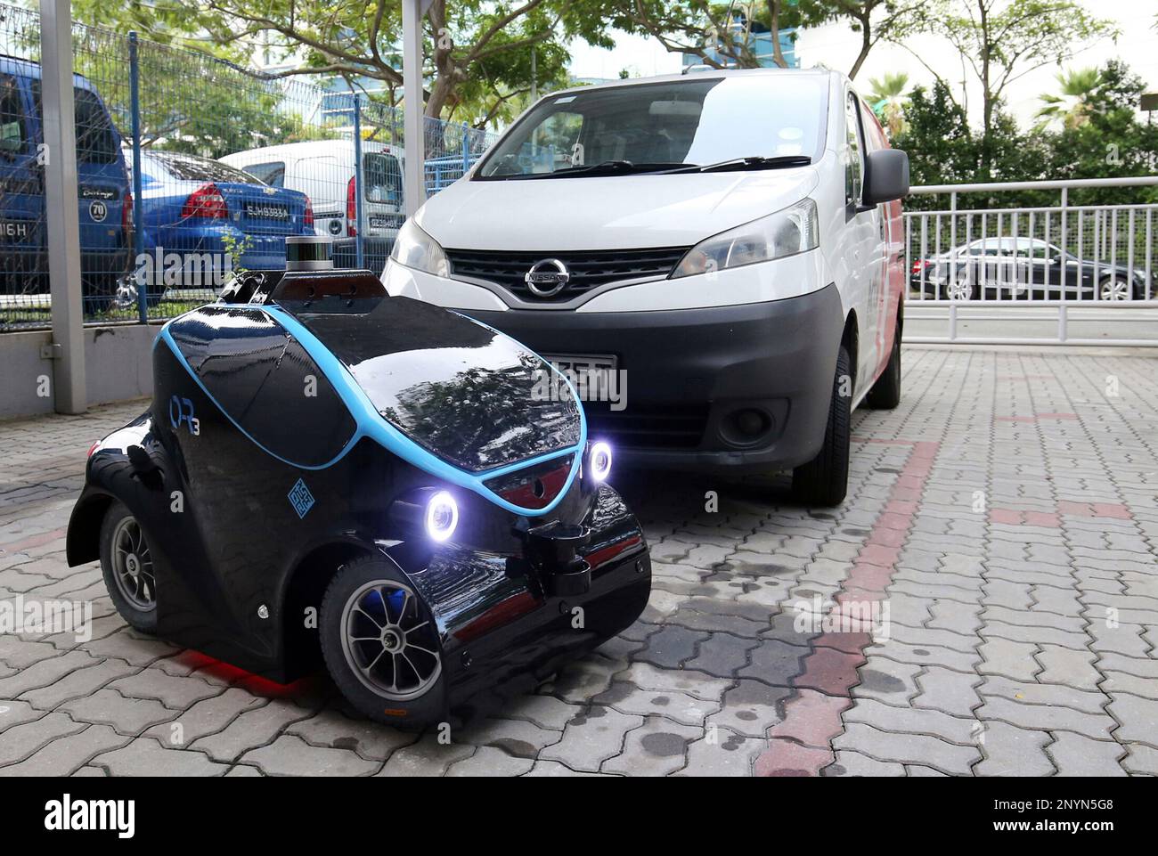 The O-R3, an autonomous robot developed by OTSAW Digital, is touted as ...