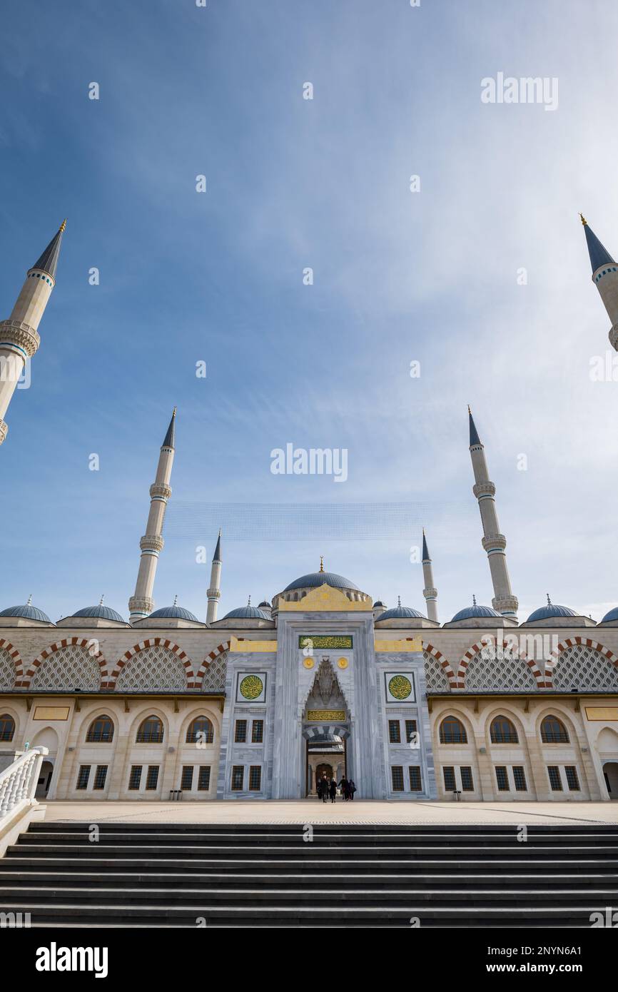 Camlica Mosque architecture, located in Istanbul, Turkey, the largest ...