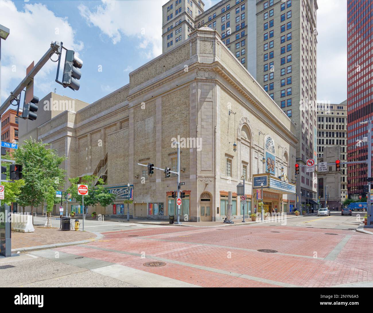 Pittsburgh Downtown: Brick and terra cotta Benedum Center for the ...