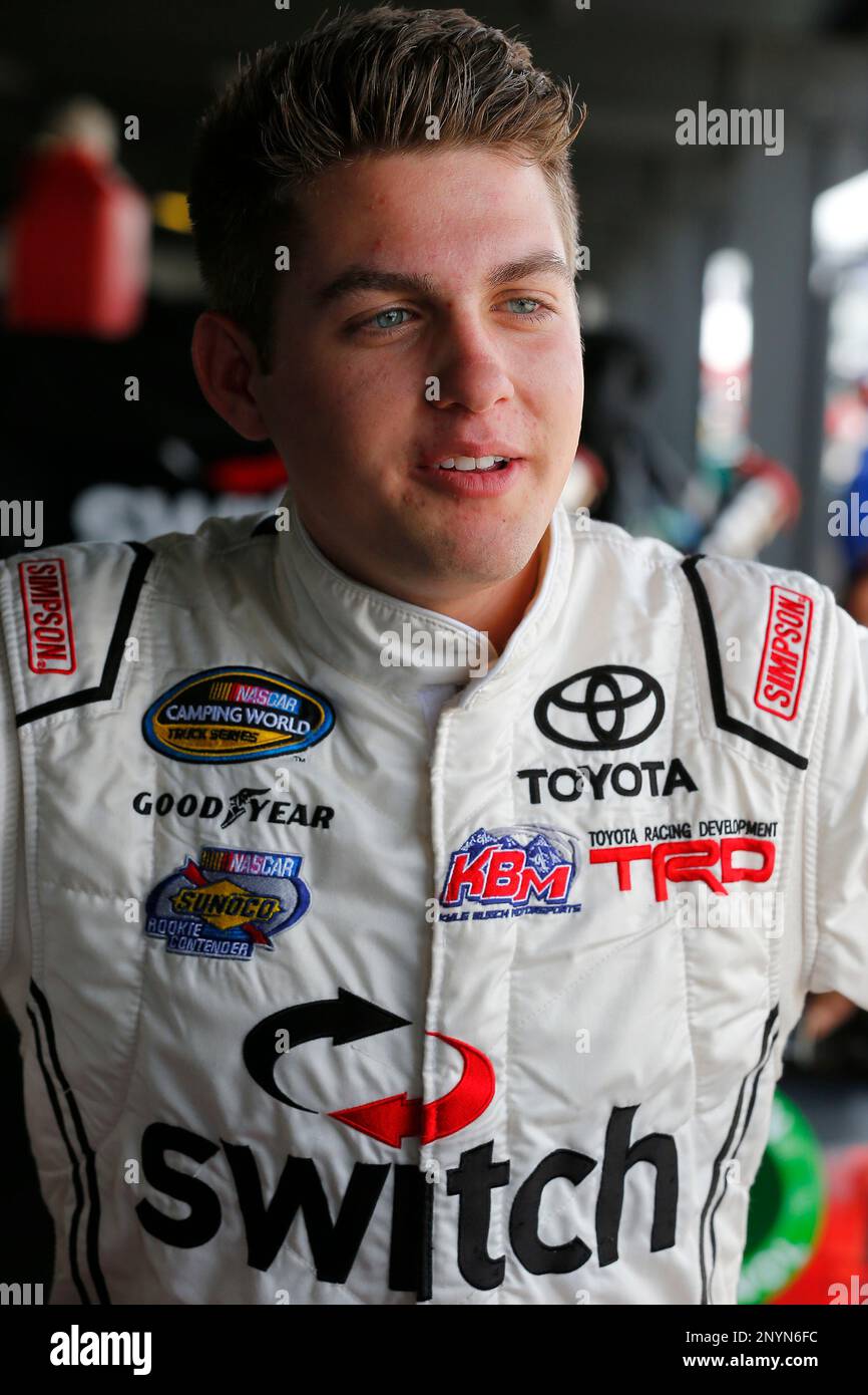 Noah Gragson, Switch Toyota Tundra during practice for the NASCAR Truck ...