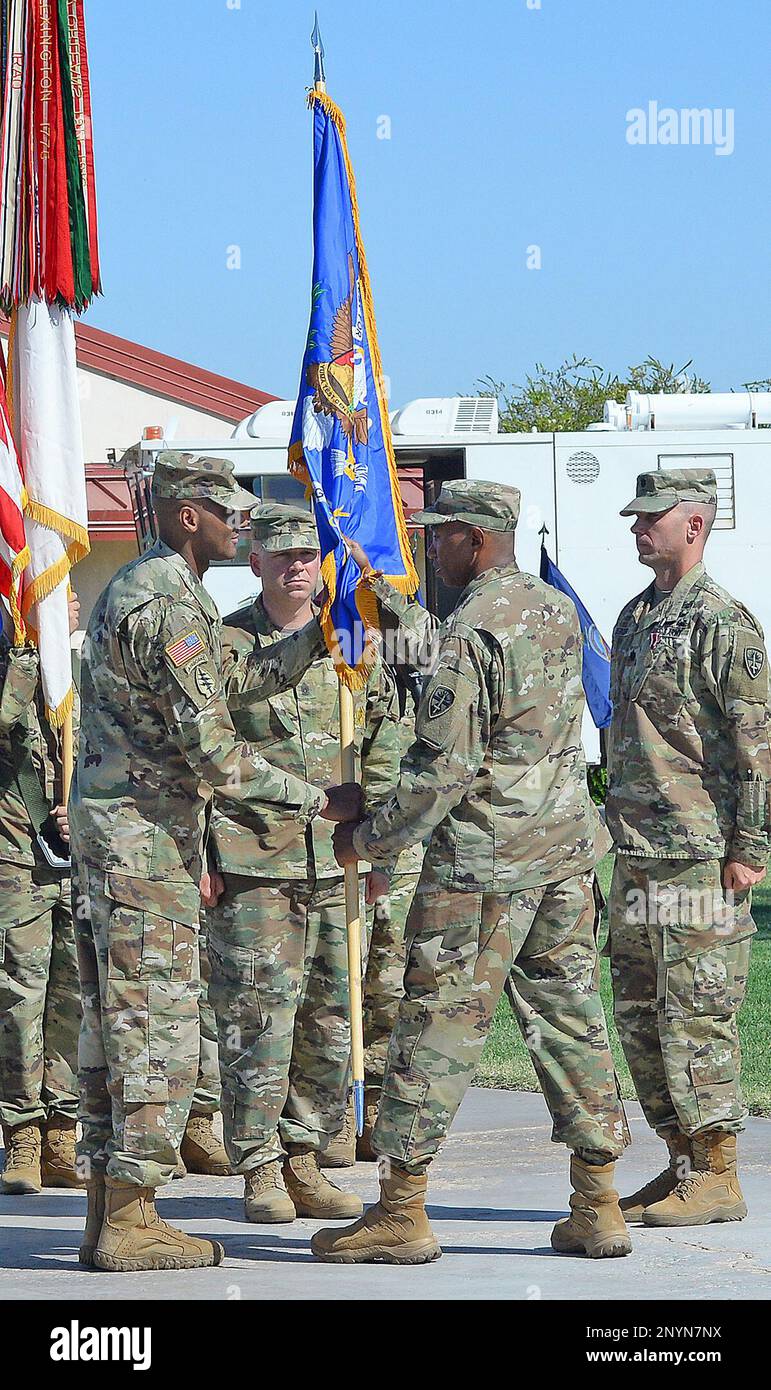 U.S. Army Yuma Proving Ground commander, Col. Randy Murray (second from ...