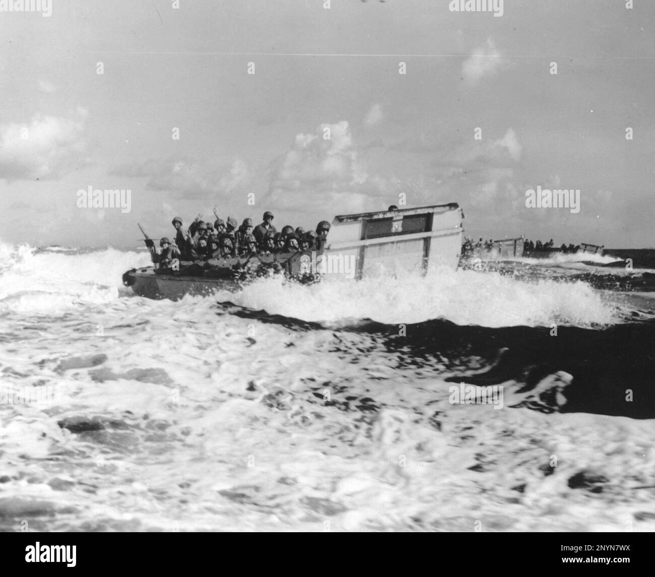 FILE - In this in June 1944 filr photo, United States landing craft ...