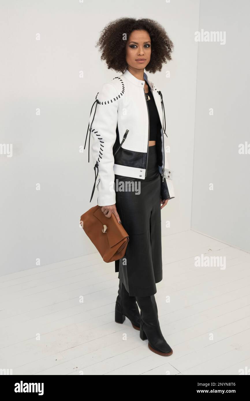 Gugu Mbatha-Raw poses for photographers upon arrival at the Chloe Fall ...