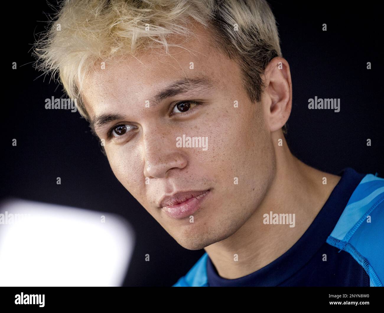 BAHRAIN - Alexander Albon (Williams) during the press conference at the ...