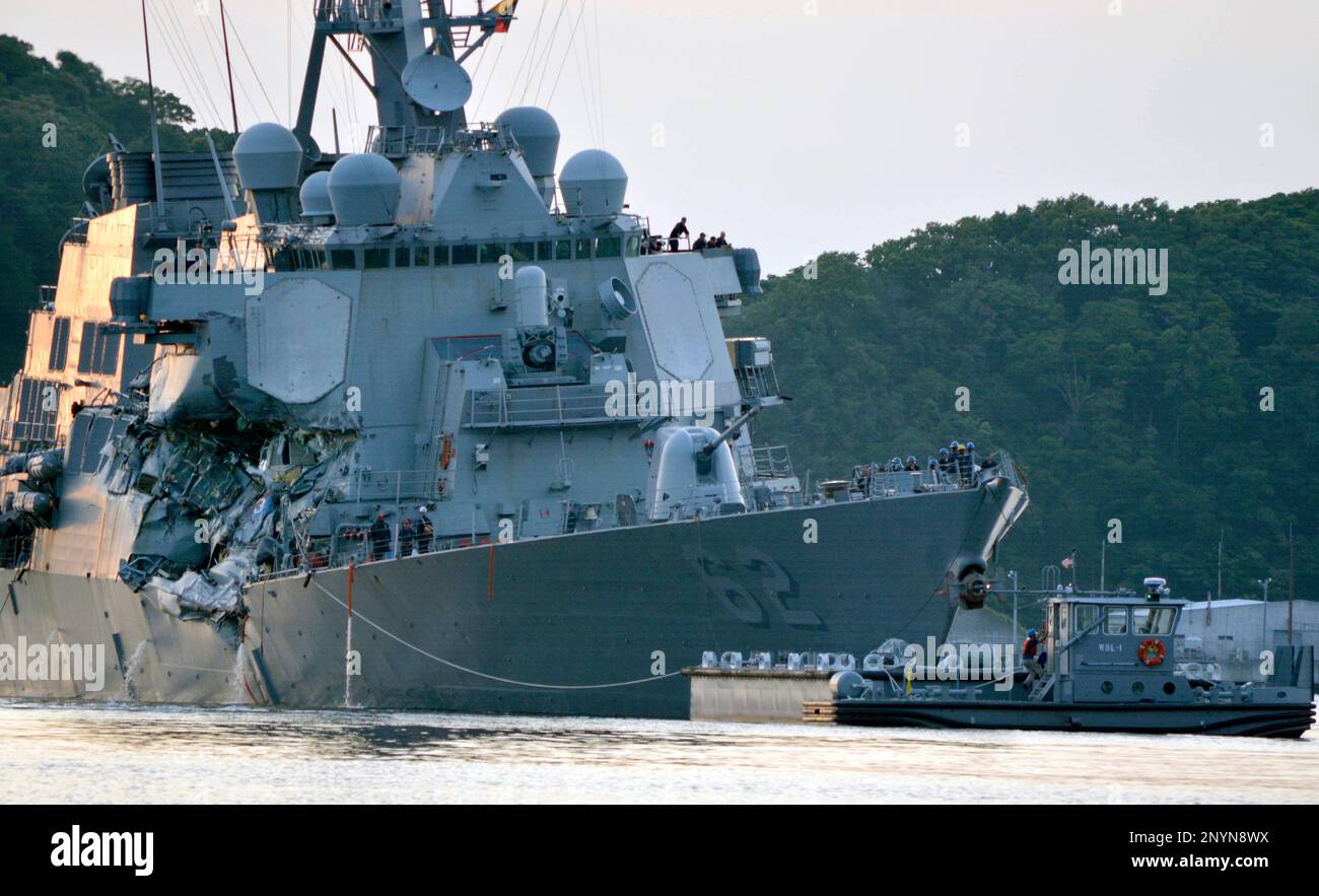 In this Saturday, Junes 17, 2017 photo, released by the U.S. Navy, the ...