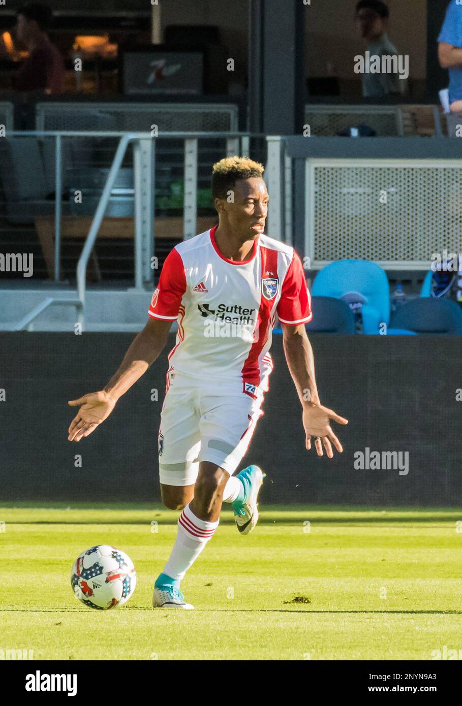 SAN JOSE, CA - JUNE 17:San Jose Earthquakes forward Cordell Cato (7 ...