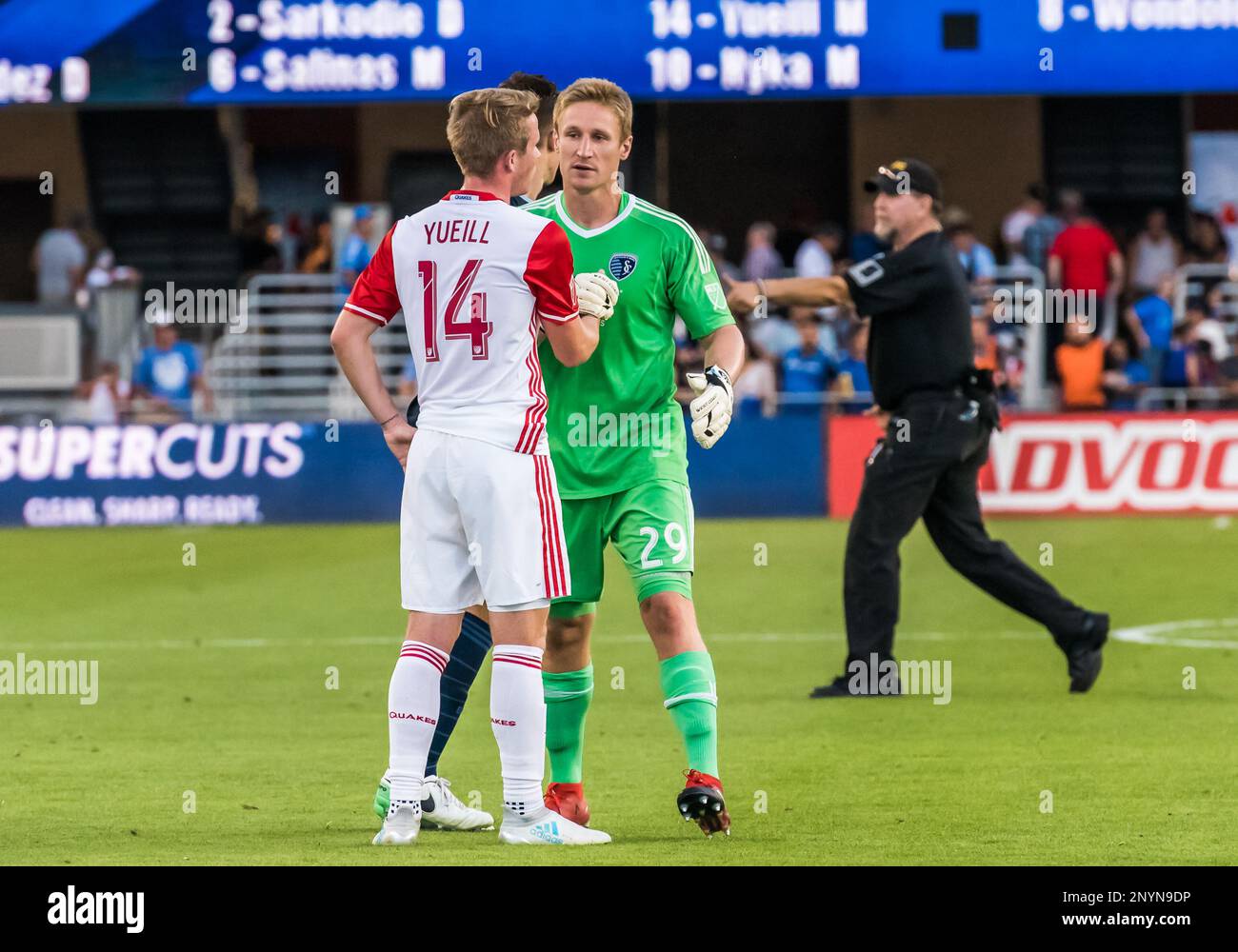 SAN JOSE, CA - JUNE 17:Sporting Kansas City goalkeeper Tim Melia (29 ...