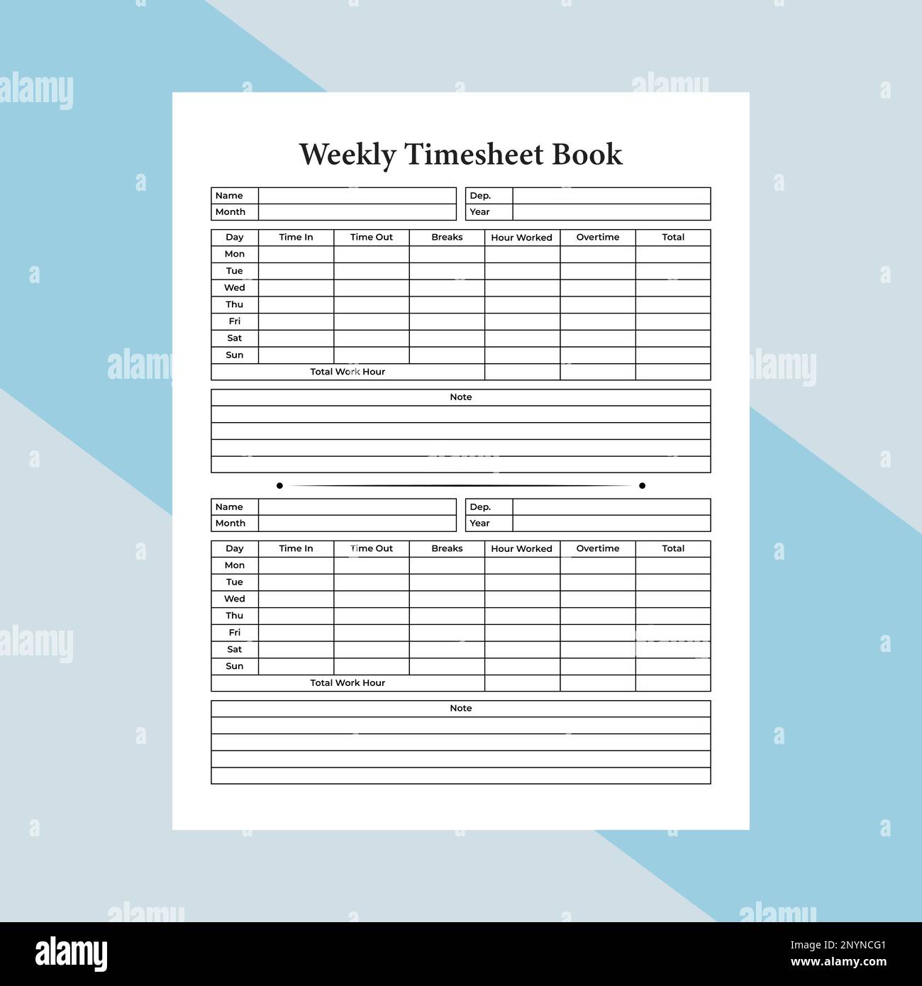 Timesheet logbook hi-res stock photography and images - Alamy