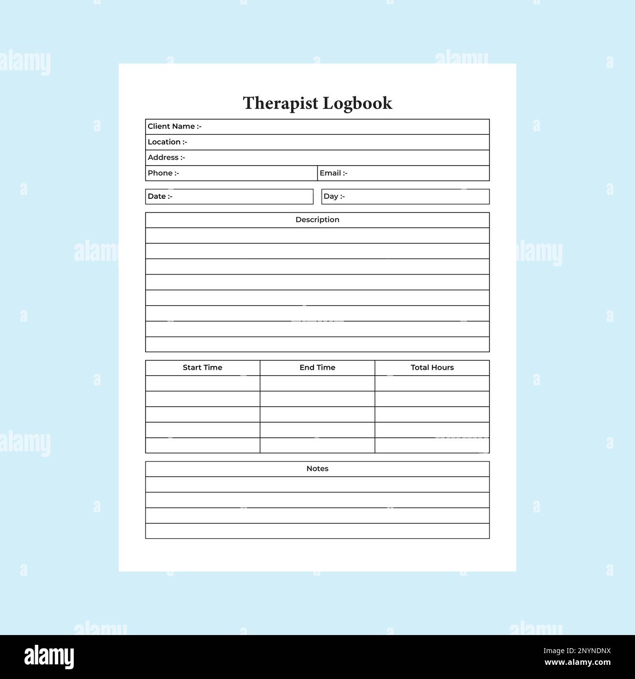 Task log book hi-res stock photography and images - Alamy