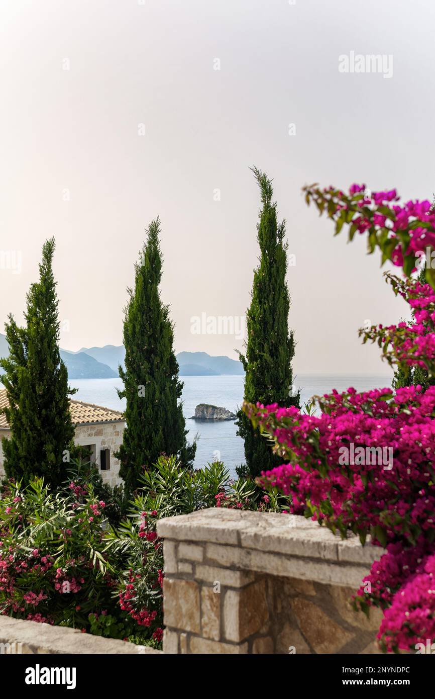 Bella Vraka beach Sivota Thesprotia Greece summer vacation Stock Photo ...