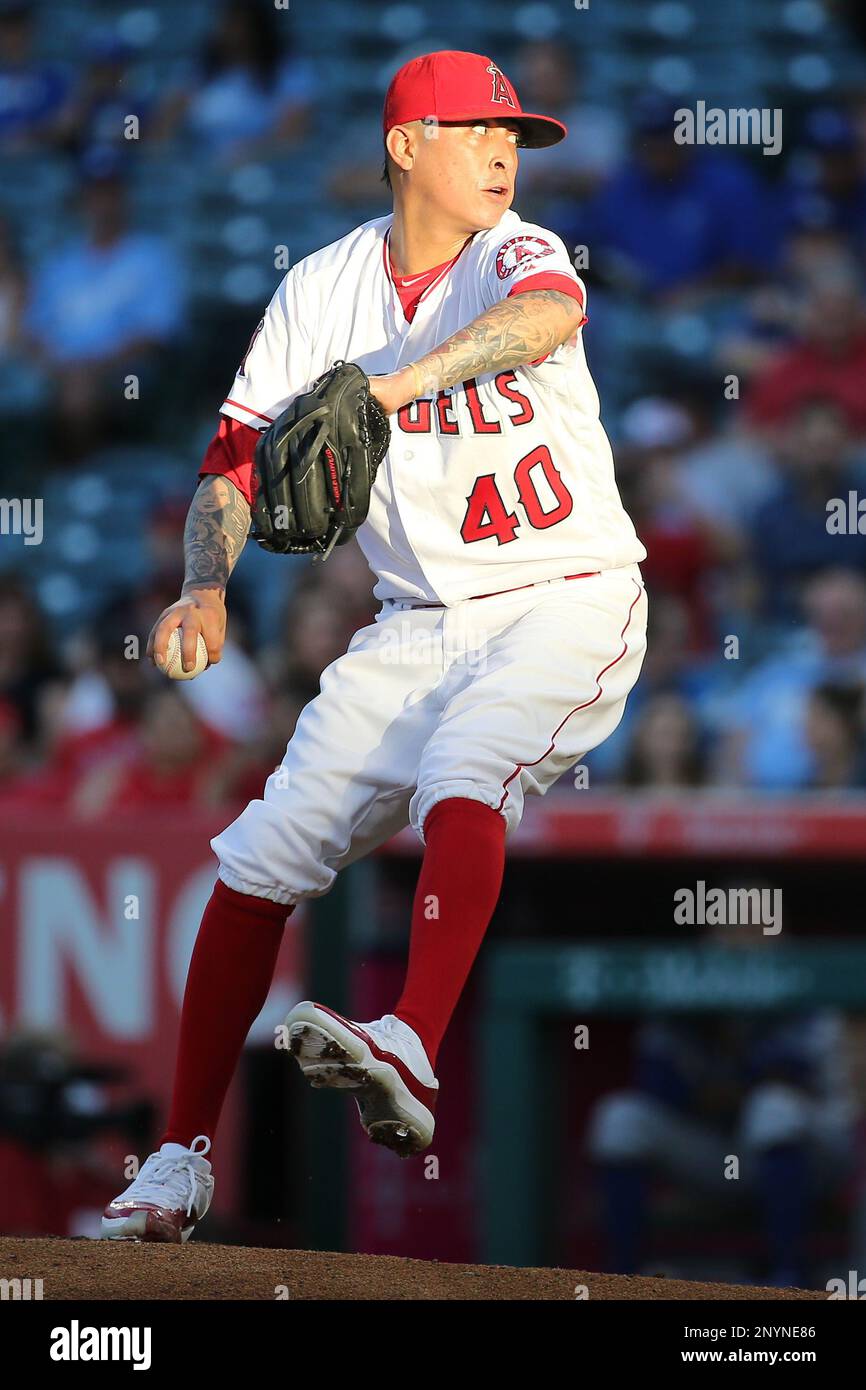 June 16, 2017: Los Angeles Angels starting pitcher Jesse Chavez #40 ...