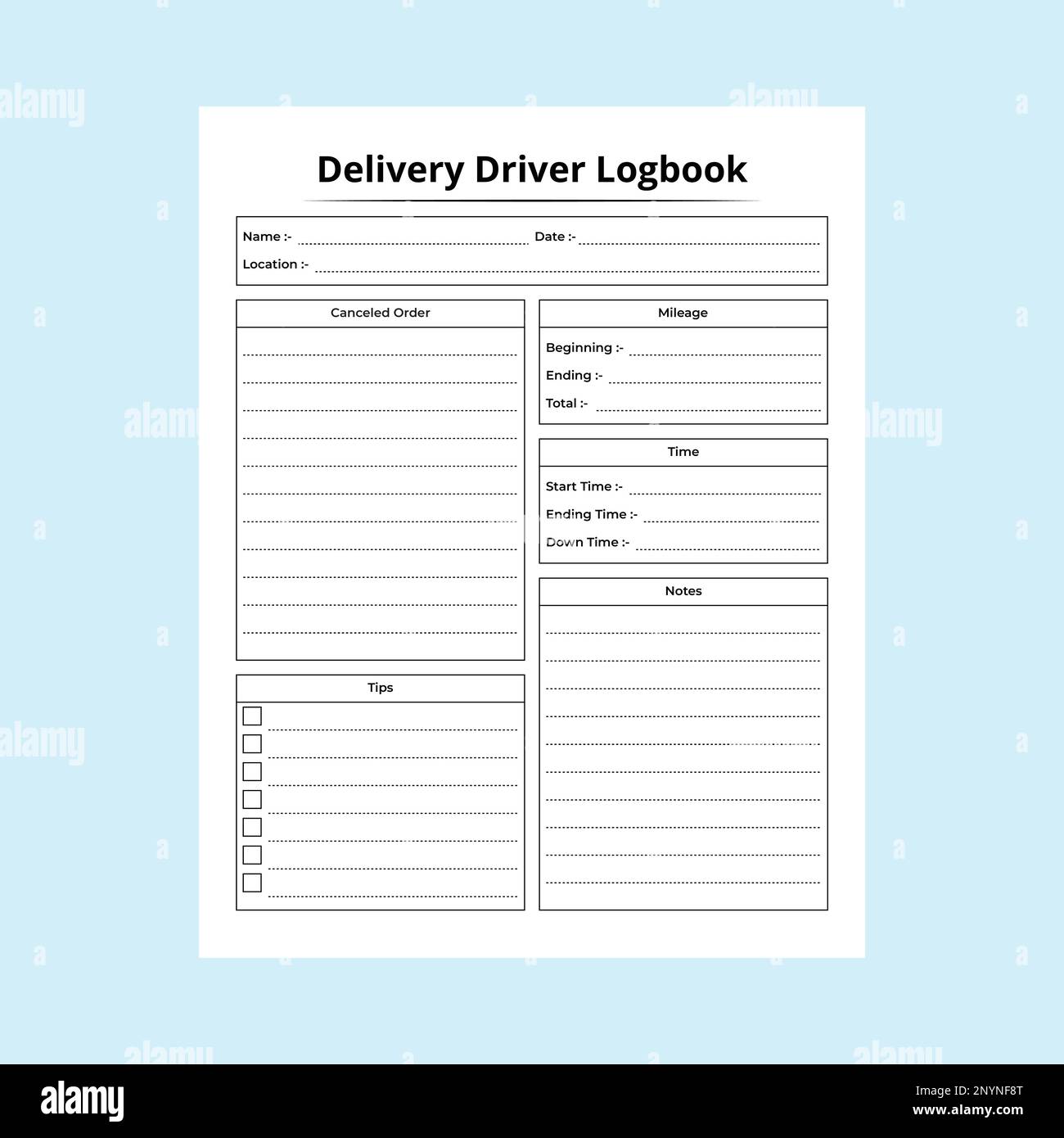 Delivery information tracker Stock Vector Images - Alamy