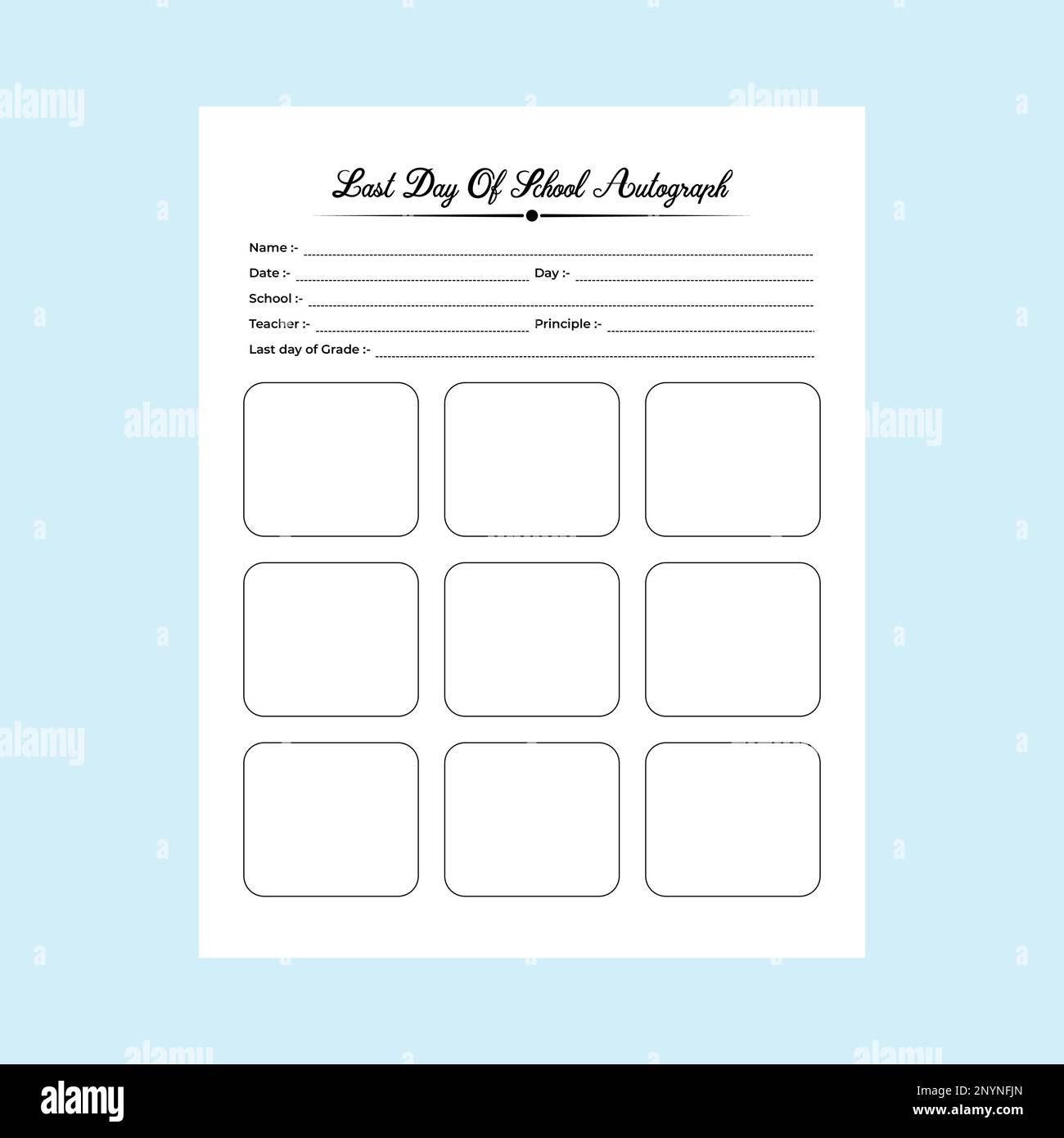 Autograph notebook Stock Vector Images - Alamy