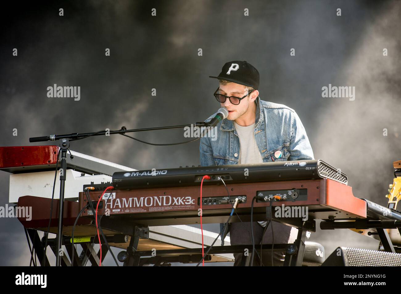 Kyle O'Quin of Portugal. The Man performs during the BottleRock Napa ...