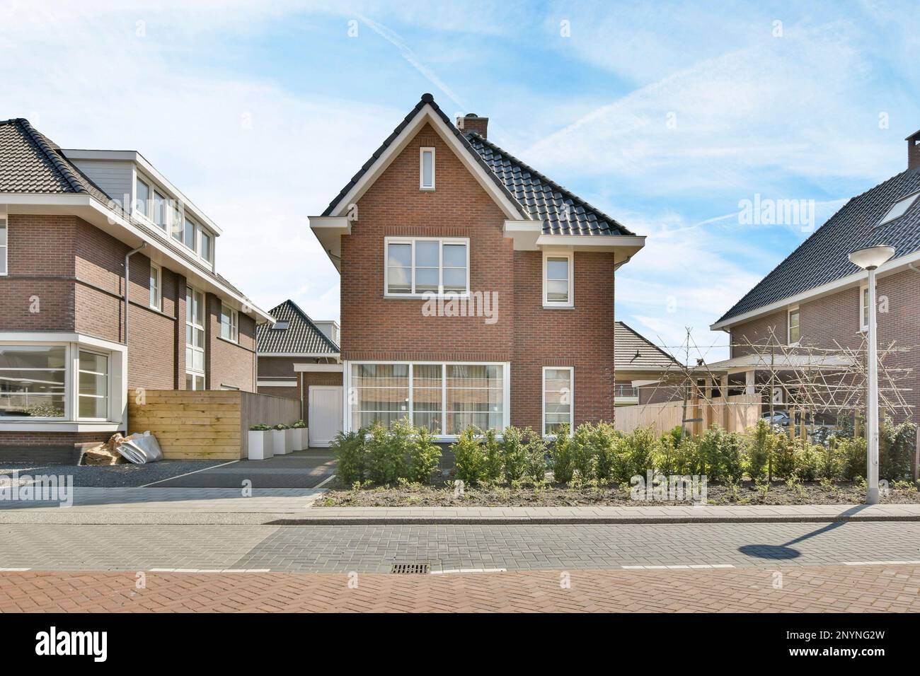 Amsterdam, Netherlands - 10 April, 2021: some houses that are in the ...
