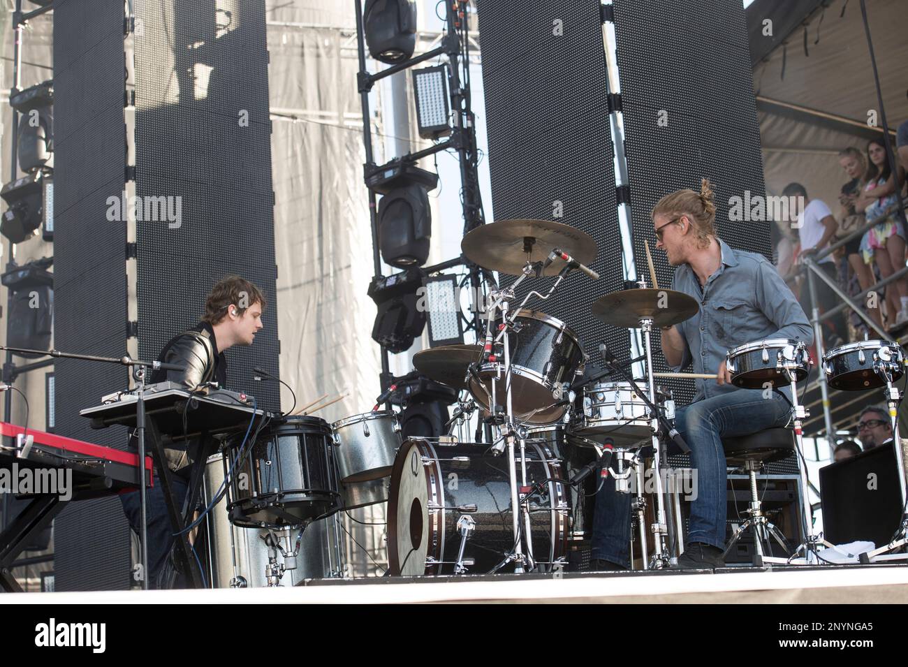 Mark Pontius of Foster The People performs during the BottleRock Napa ...
