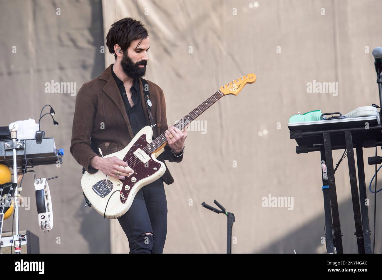 Sean Cimino of Foster The People performs during the BottleRock Napa ...