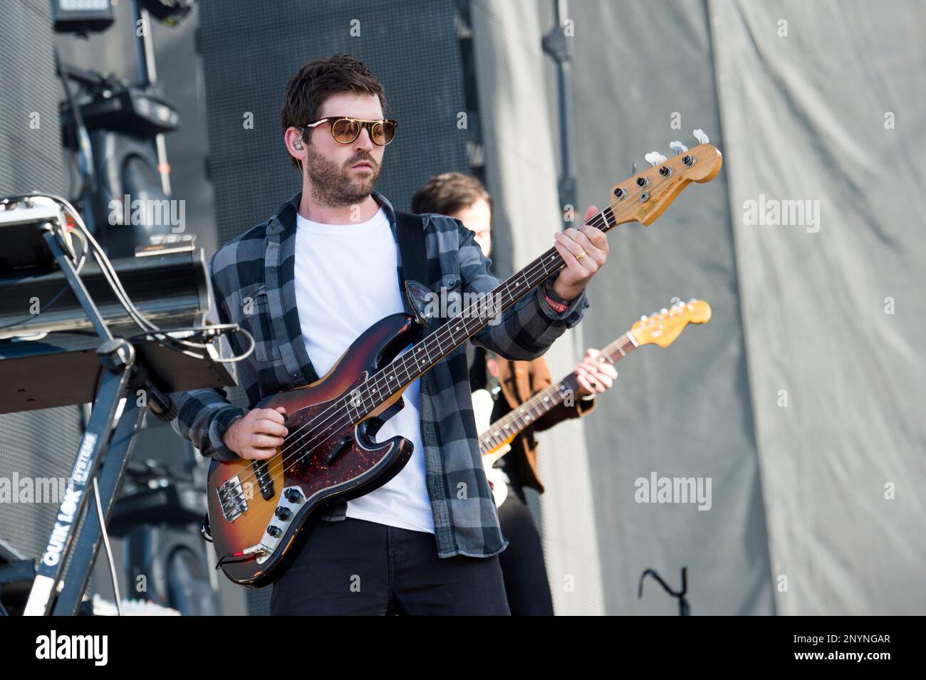 Jacob Fink of Foster The People performs during the BottleRock Napa ...