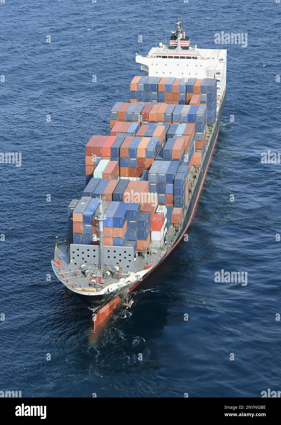 CORRECTS DATE - The Philippine-registered container ship ACX Crystal is ...