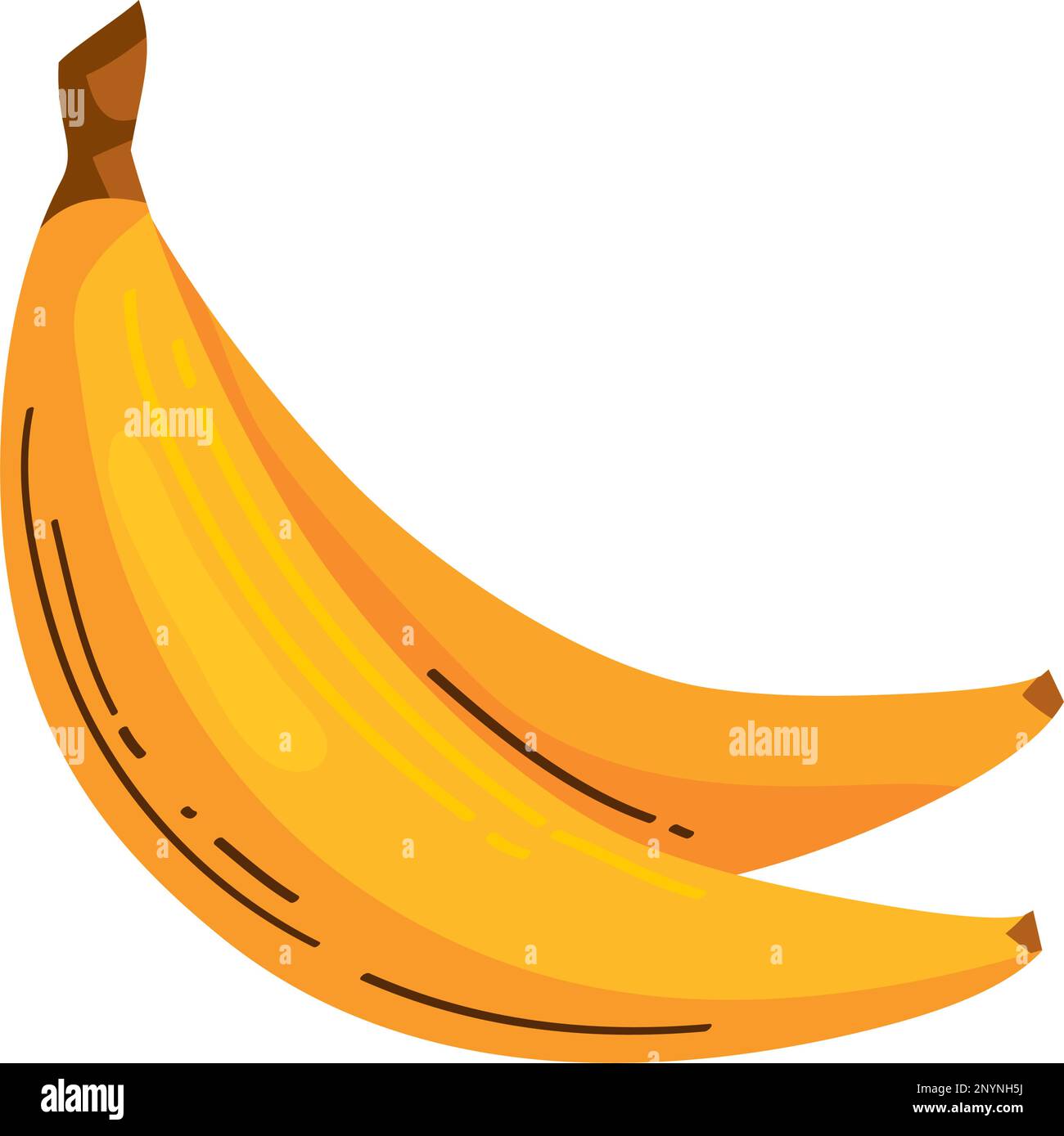 fresh bananas fruits healthy Stock Vector Image & Art - Alamy