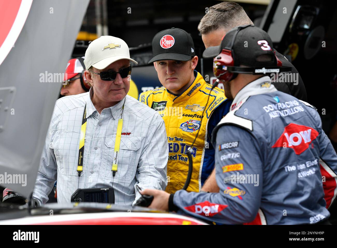 Team owner Richard Childress (left), Ty Dillon (center) and Austin ...