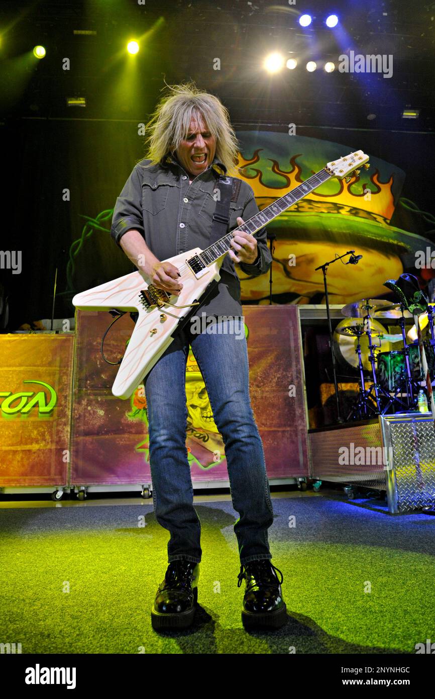 C.C. DeVille of Poison performs at Riverbend Music Center on July 2 ...