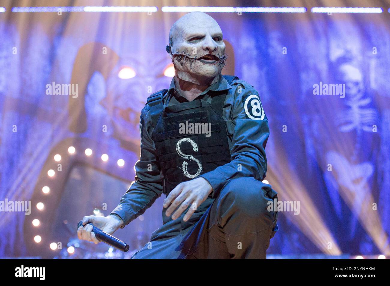 Corey Taylor of Slipknot performs at Rupp Arena on Nov. 22, 2014, in ...
