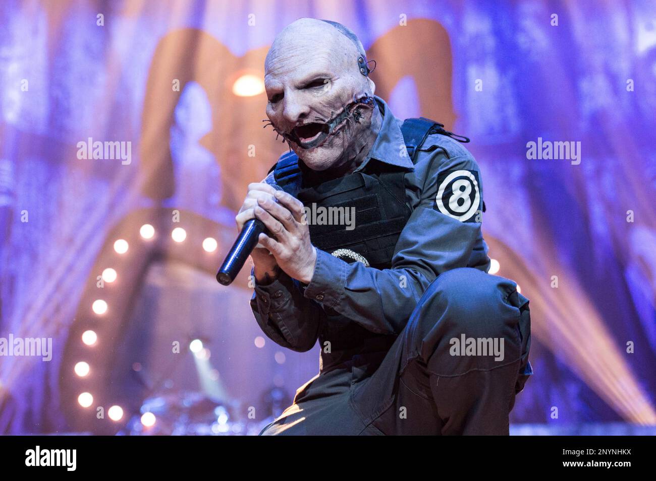 Corey Taylor of Slipknot performs at Rupp Arena on Nov. 22, 2014, in ...