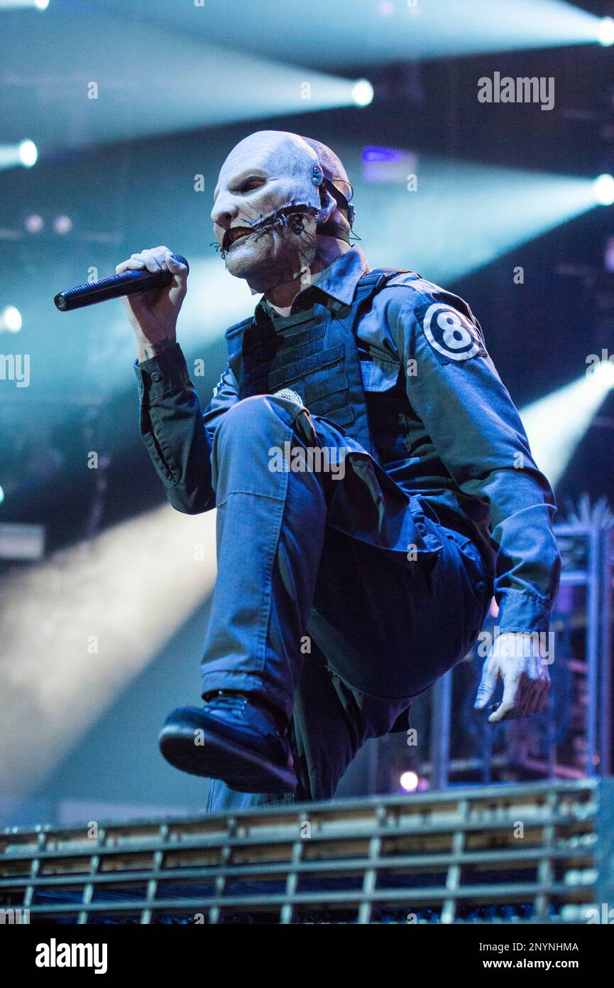 Corey Taylor of Slipknot performs at Rupp Arena on Nov. 22, 2014, in ...